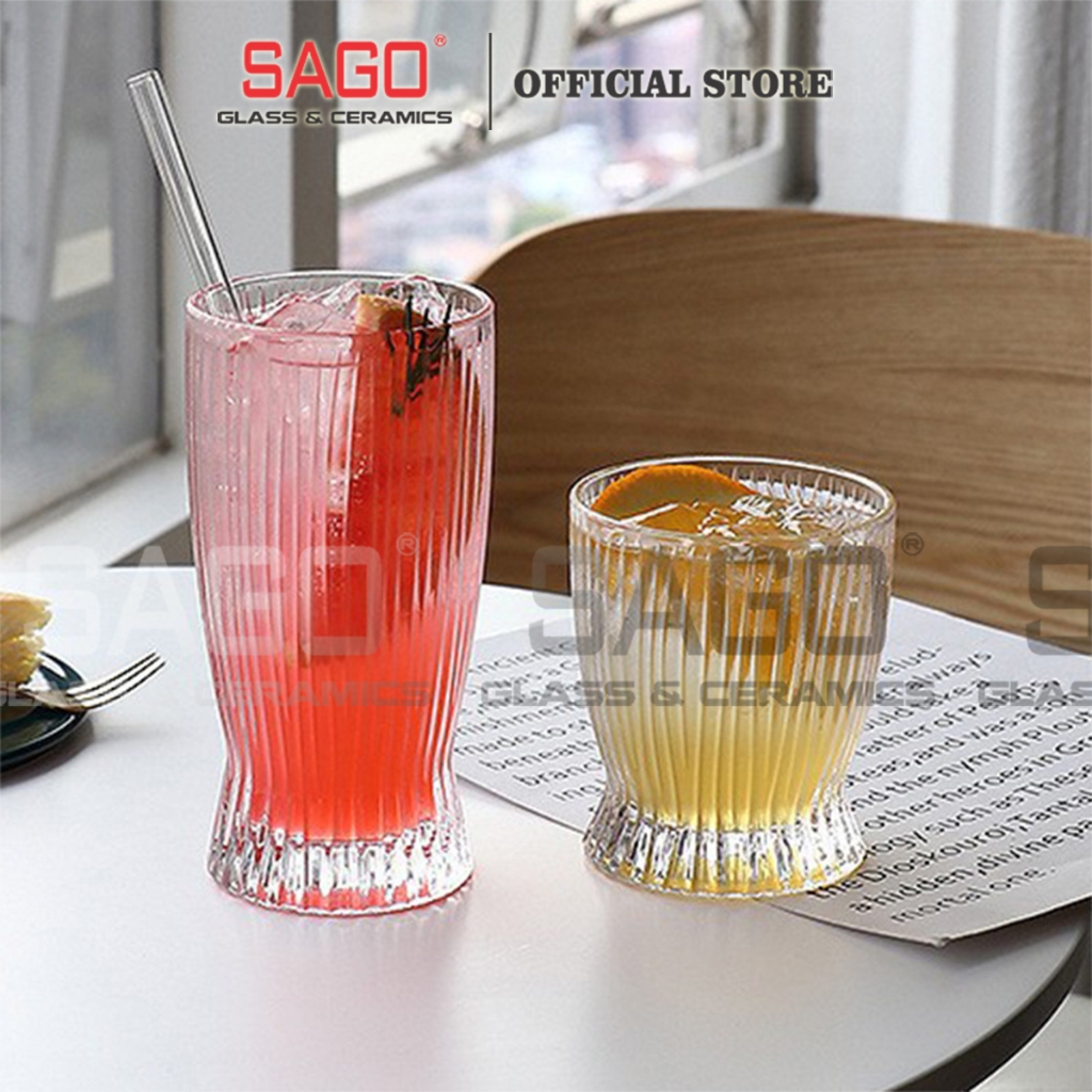 Ly Thủy Tinh Delisoga Napoli Trips 280ml , 380ml | Tùy Chọn Dung Tích , Kiểu Dáng | Shopee Việt Nam