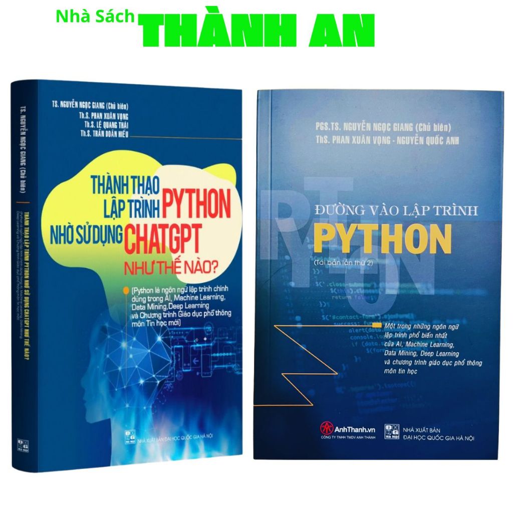 Bộ 2 cuốn sách Đường vào lập trình Python - Thành thạo lập trình Python ...
