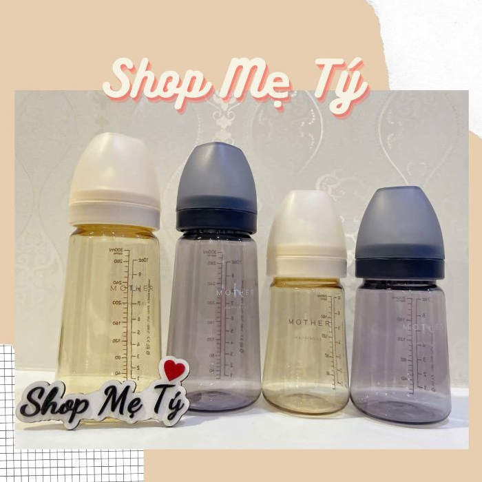 Bình sữa Mother-K PPSU Hàn Quốc 180ml/ 280ml thương hiệu MotherK (có hỗ trợ thay núm) | Shopee ...