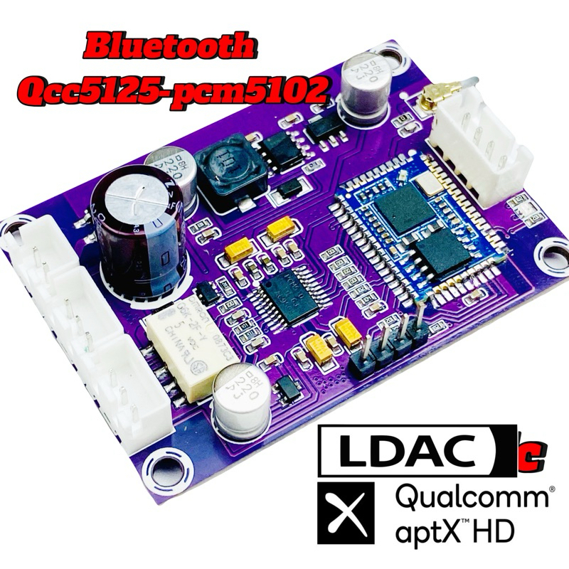 Mạch bluetooth 5.1 QCC5125 DAC5102 APTX-HD LDAC APTX LL.. | Shopee Việt Nam