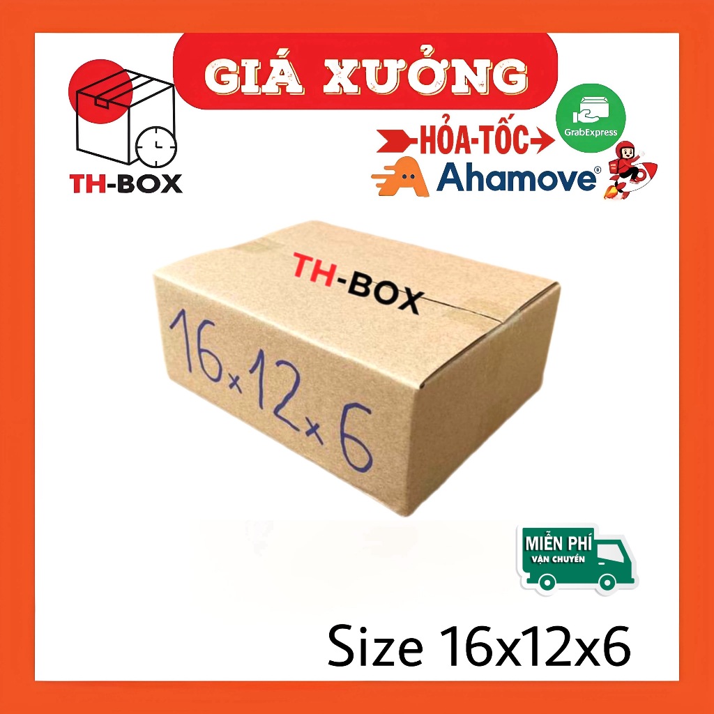 THBOX - 16x12x6 Combo 10 Hộp carton đóng hàng | Shopee Việt Nam