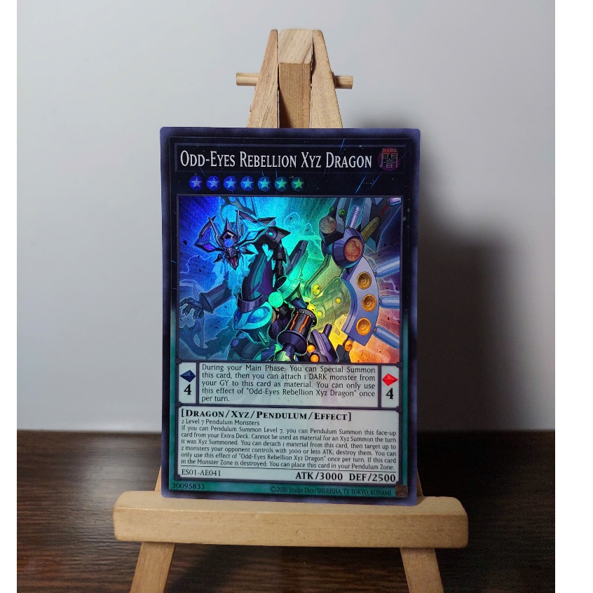 [ Đậu Phộng ] Thẻ Bài Yugioh Pen ES01-AE041 Odd-Eyes Rebellion Xyz Dragon (SR) | Shopee Việt Nam