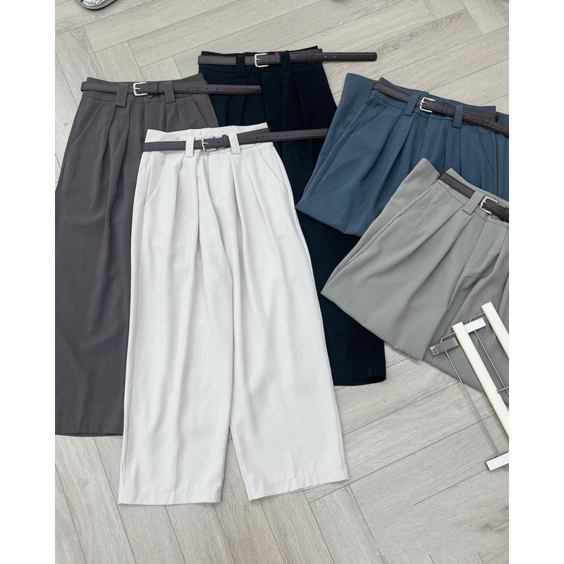 Quần suông ống rộng nữ cho Nấm Lùn dưới 1m52 có bigszie 40- 75kg ,cạp ...