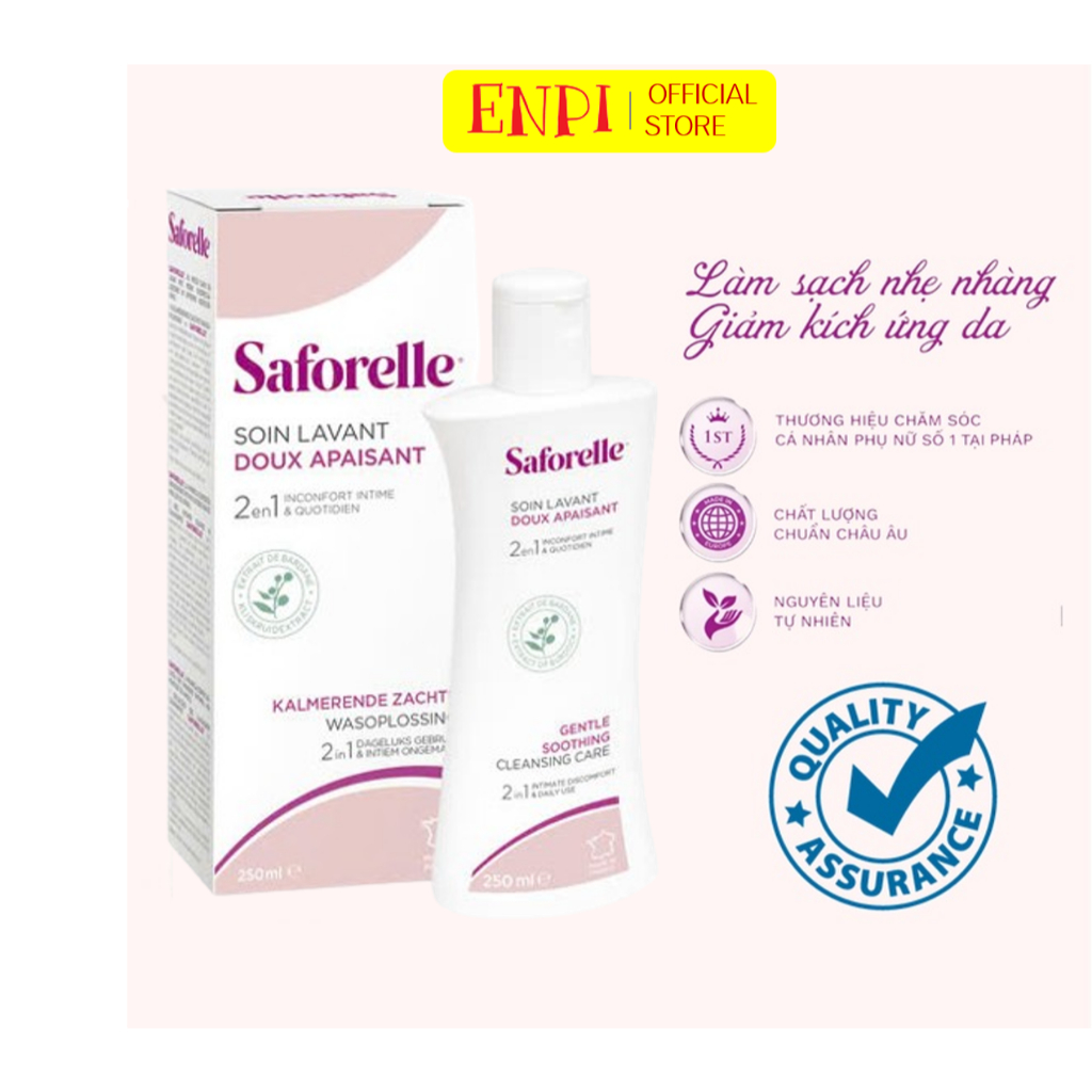 Dung dịch vệ sinh Saforelle Soin Lavant Doux | Shopee Việt Nam