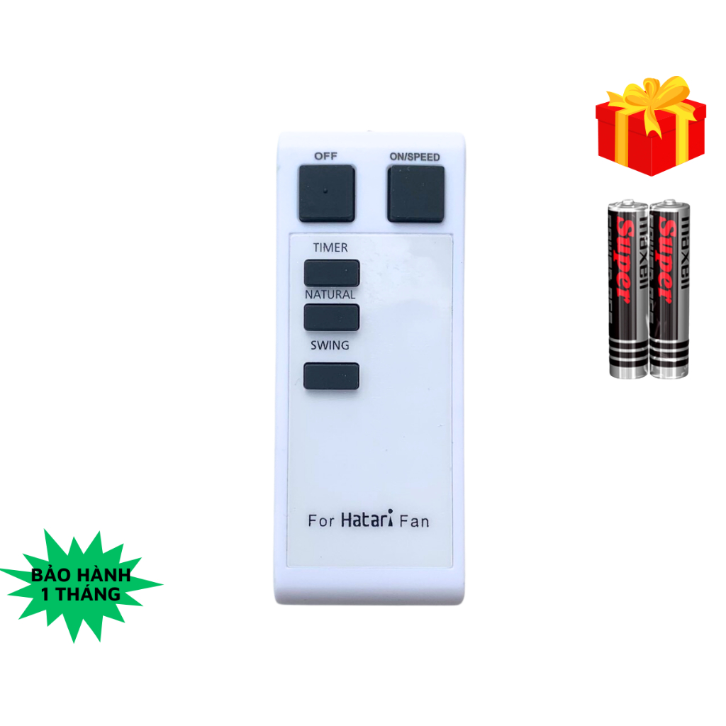 Remote điều khiển quạt HATARI Fan Mã 01, điều khiển quạt HATARI Fan ...