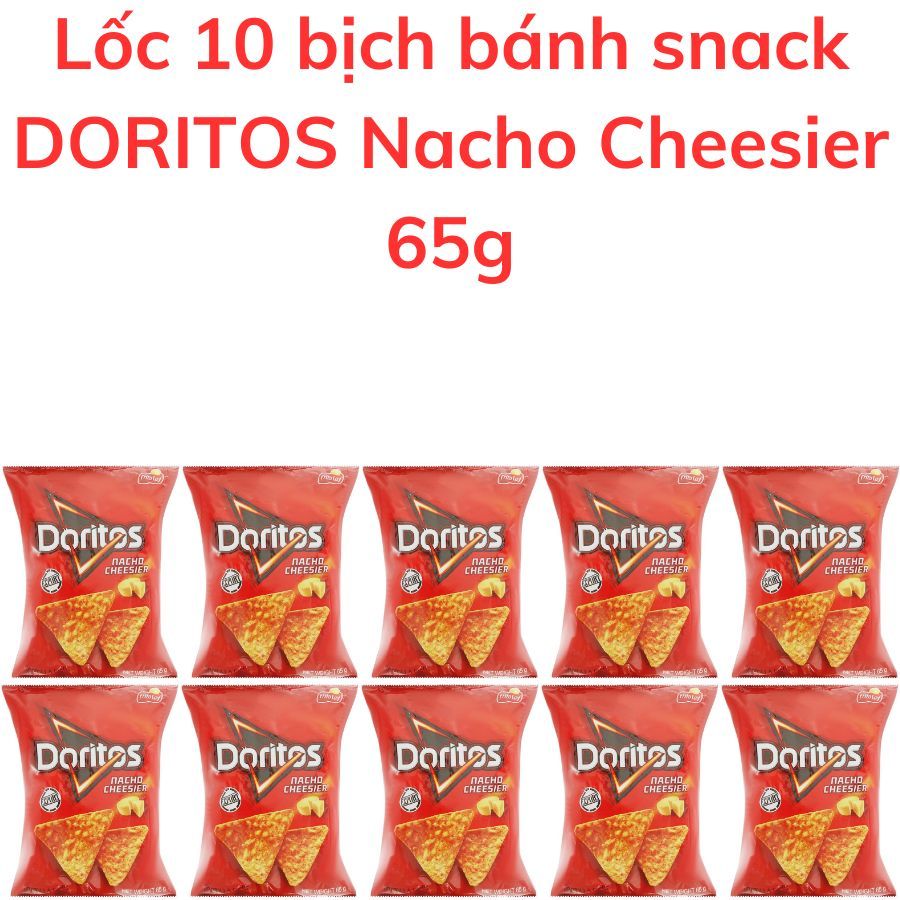 Bánh snack DORITOS vị Nacho Cheesier bịch 65g | Shopee Việt Nam