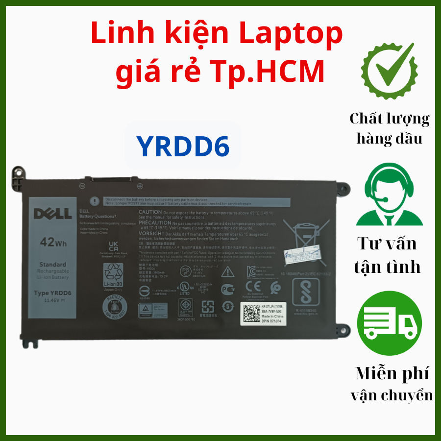 Pin Dell Inspiron 3480 3493 5480 5481 5482 5485 5490 5491 5493 5498 ...