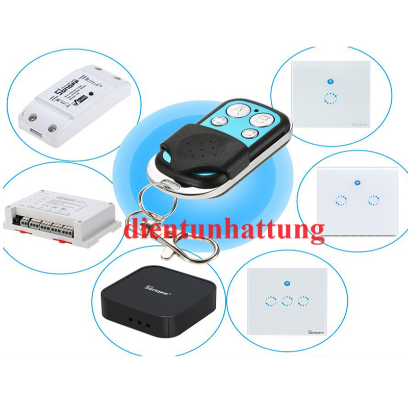 MẠCH THU + REMOTE PHÁT RF 315MHz + 433MHz HỌC LỆNH + M4 + L4 + T4 | Shopee Việt Nam