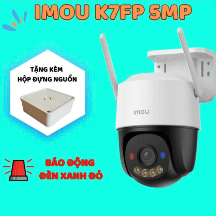 Camera Wifi Imou Cruiser SC K7FP chuẩn 3K 5MP, xoay 360 độ, đèn báo ...