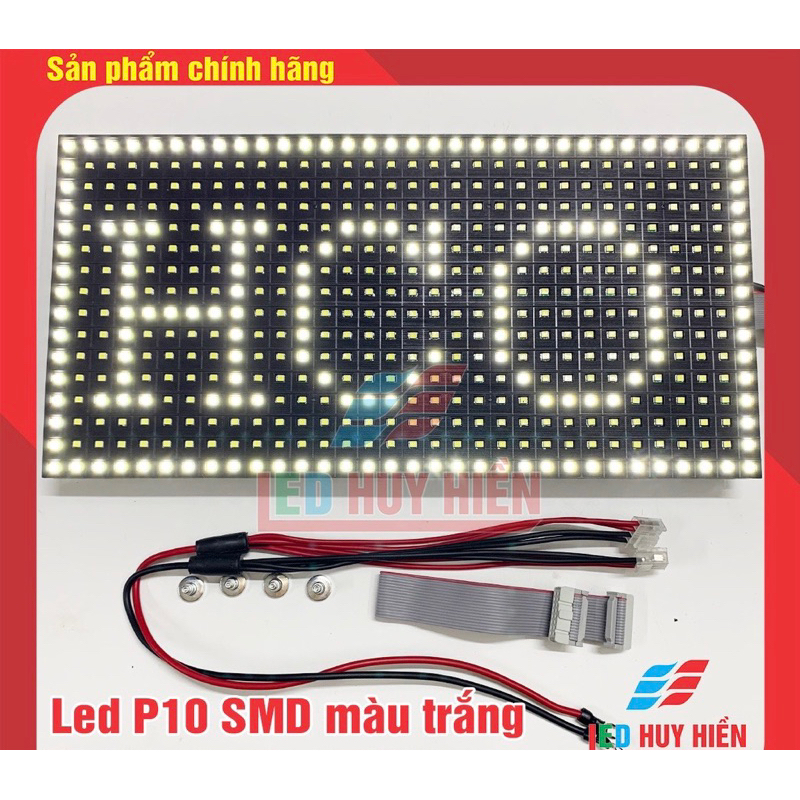 Module led P10 SMD màu trắng, xanh lá đủ phụ kiện | Shopee Việt Nam