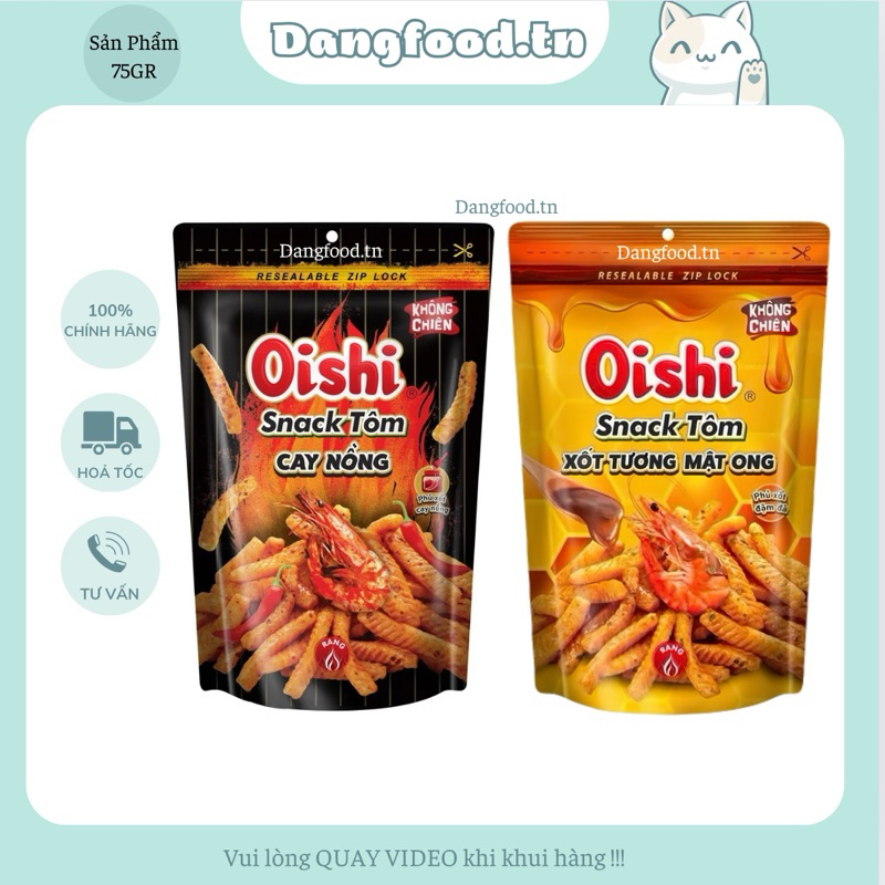 Snack Oishi Vị Tôm Cay Nồng 70gr Túi Zip [NEW] | Shopee Việt Nam