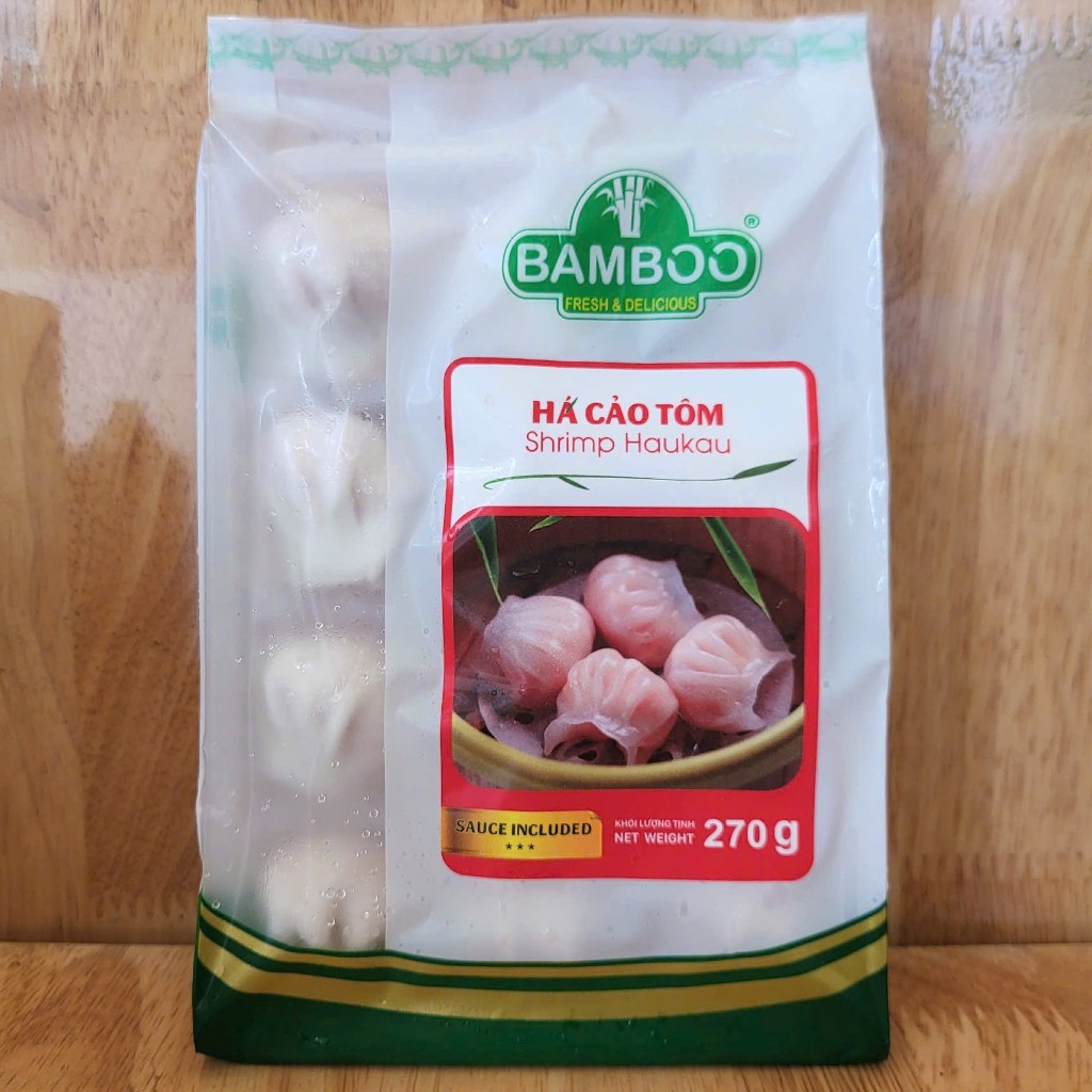 BAMBOO [gói 270g] HÁ CẢO TÔM [VN] Dim Sum Shrimp Haukau (bql) | Shopee ...