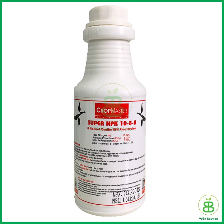 Phân Bón Lá Super NPK 10-8-8 Phát Triển Nhanh, Đẻ Nhánh khỏe | Shopee ...