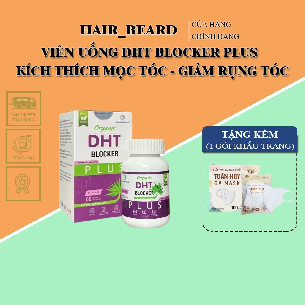 [ NÂNG CAO ] DHT Blocker Organic Plus - Giảm Nhờn Da Đầu - Mọc Tóc Ngăn ...