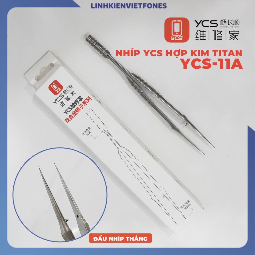 Nhíp YCS hợp kim titanium YCS-11A (thẳng) / YCS-11B (cong) | Shopee ...
