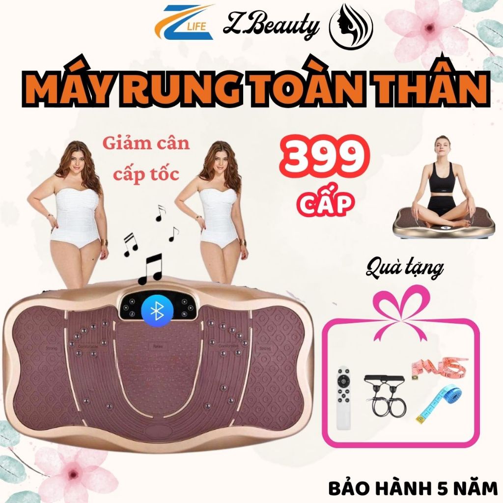 Máy rung tập thể dục Kaxuki 399 cấp bản tiếng Việt, máy rung giảm mỡ bụng, đốt calo, cải thiện ...