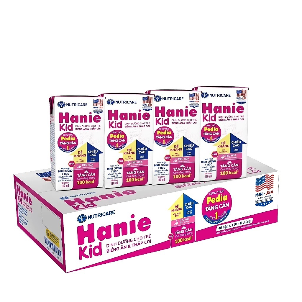 Sữa bột pha sẵn Nutricare Hanie Kid 180ml / 110ml | Shopee Việt Nam