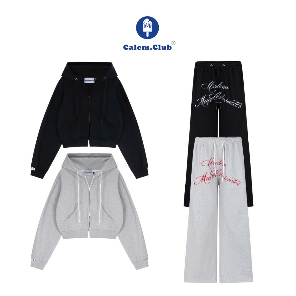 Calem Club - [ Có bán lẻ] Quần dài ống rộng Nỉ Chân Cua dày dặn và Áo ...