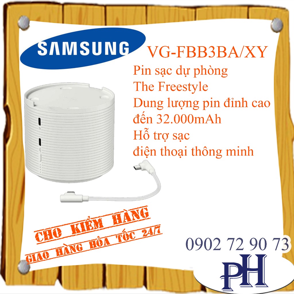 Pin sạc dự phòng cho Máy chiếu Samsung The Freestyle 32000mAh VG-FBB3BA ...