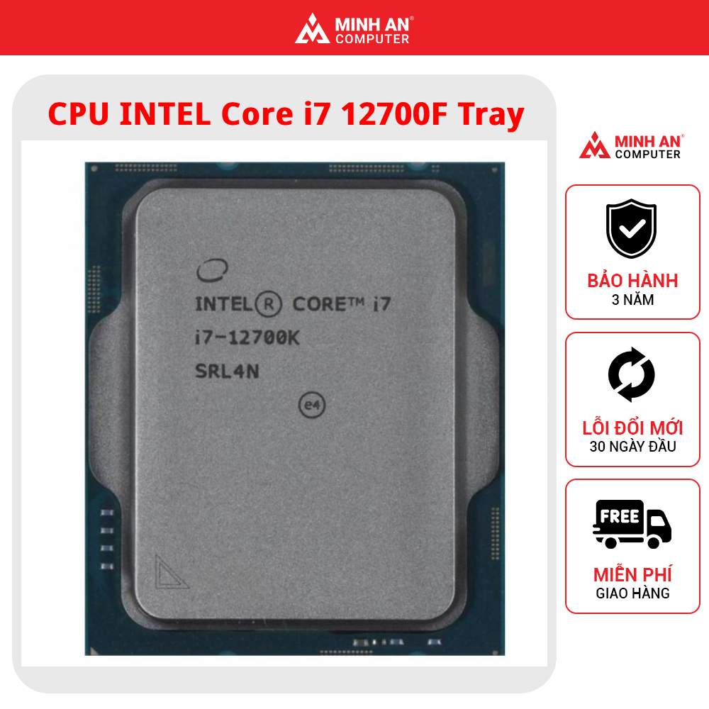 CPU INTEL Core i7 12700F Tray | Shopee Việt Nam