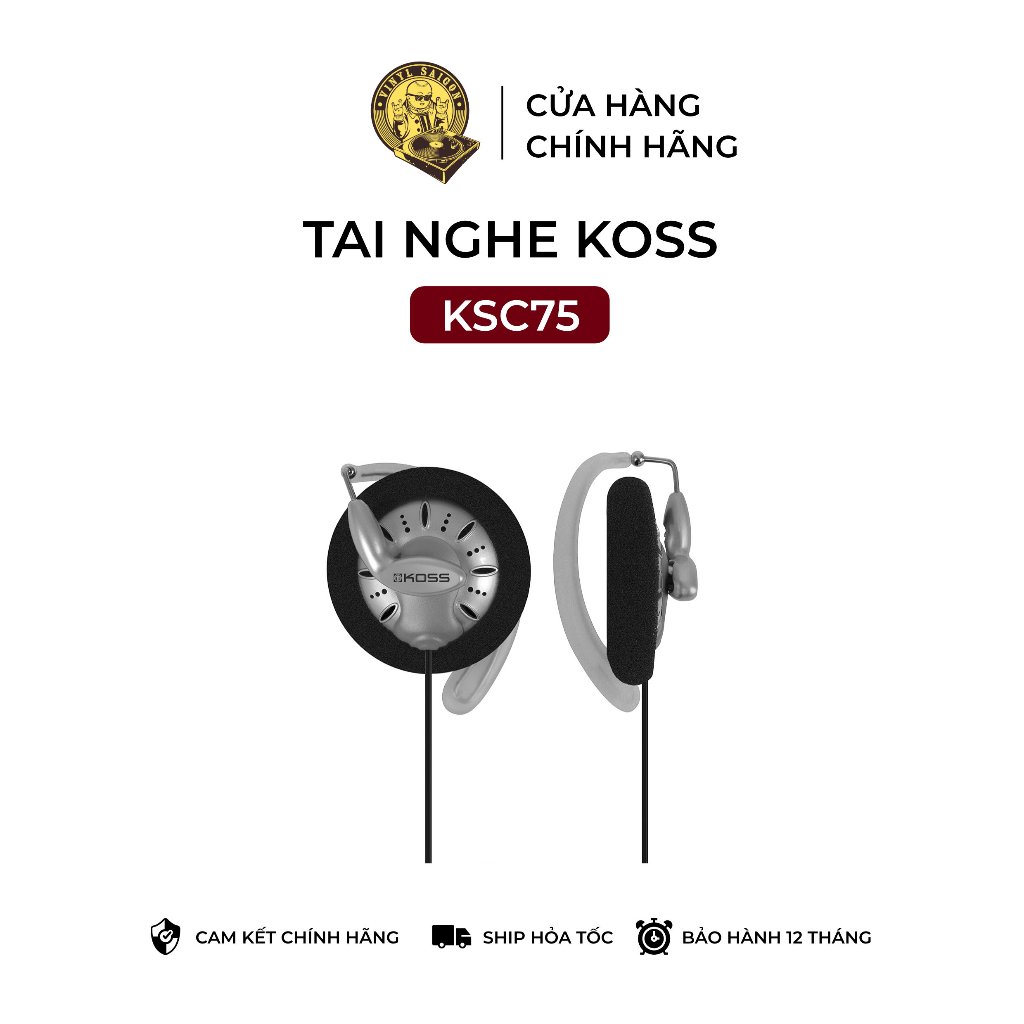 Tai nghe on-ear Koss KSC75 clip-on headphone - Bảo hành 12 tháng ...