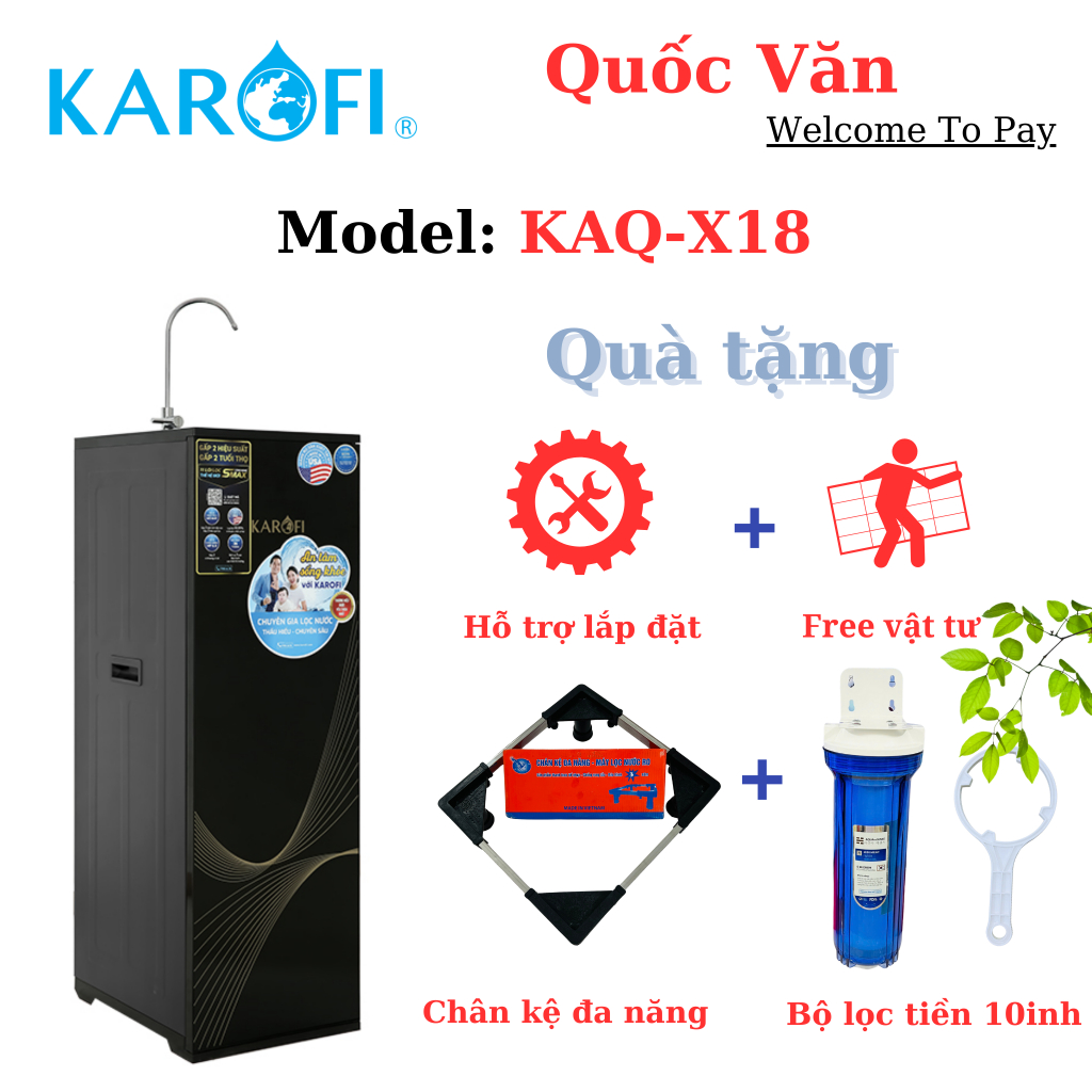 Máy lọc nước RO Karofi KAQ-X18 11 lõi - HỖ TRỢ LẮP ĐẶT TPHCM | Shopee ...