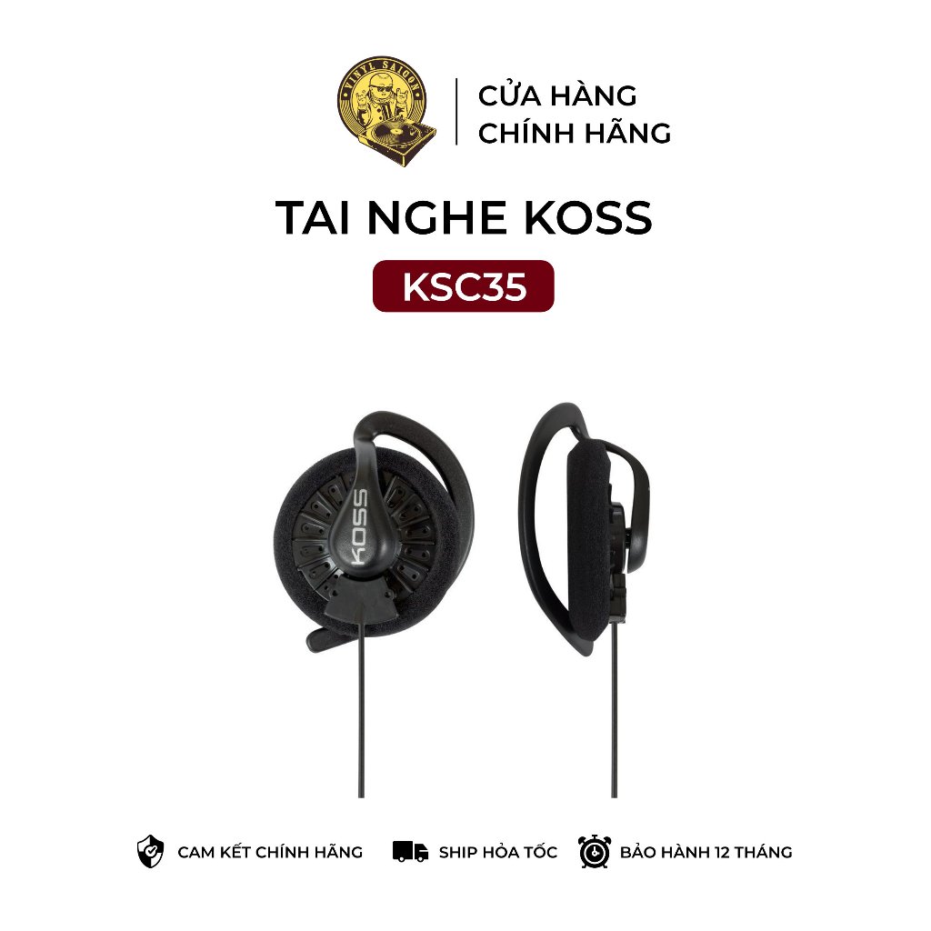 Tai nghe Koss KSC35 clip-on headphone - Bảo hành 12 tháng | Shopee Việt Nam