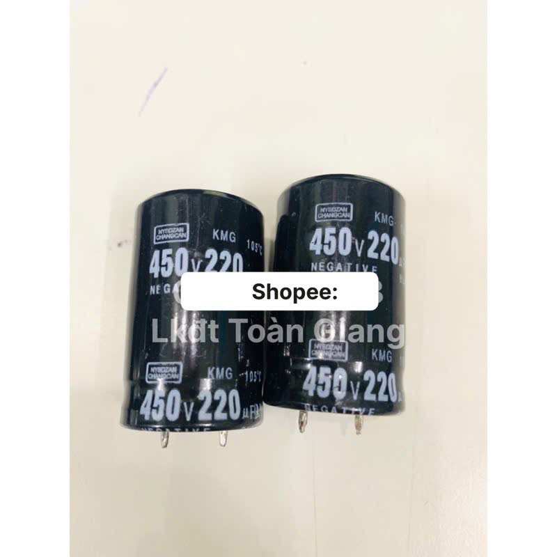 Tụ nguồn 220uf/450V giá rẻ size 25x40mm | Shopee Việt Nam