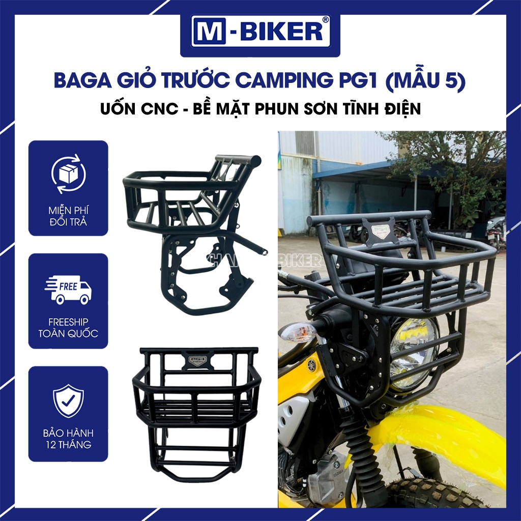 Full bộ Baga giỏ trước Yamaha PG1 | Phụ kiện Yamaha chính hãng M-Biker ...