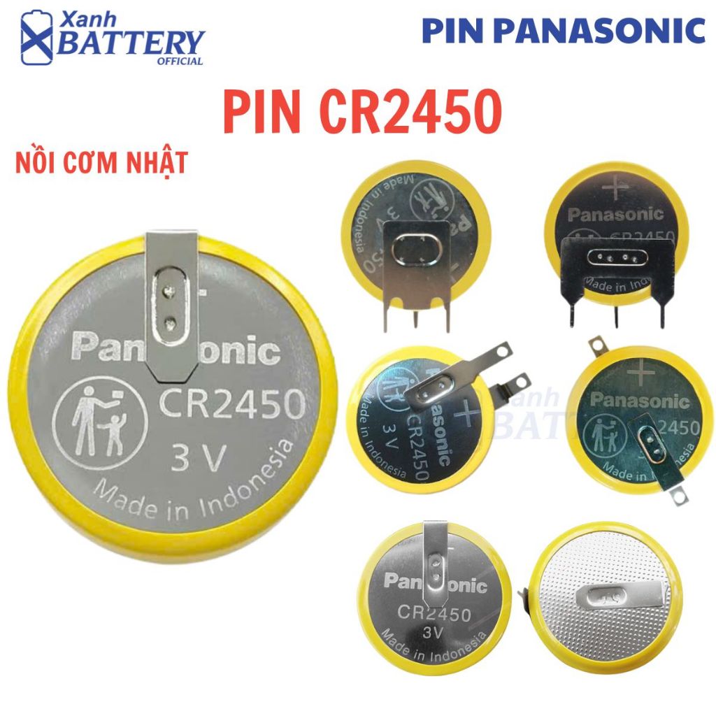 Pin nồi cơm Nhật Pin CR2450 Panasonic 3V hàn chân- chính hãng | Shopee ...