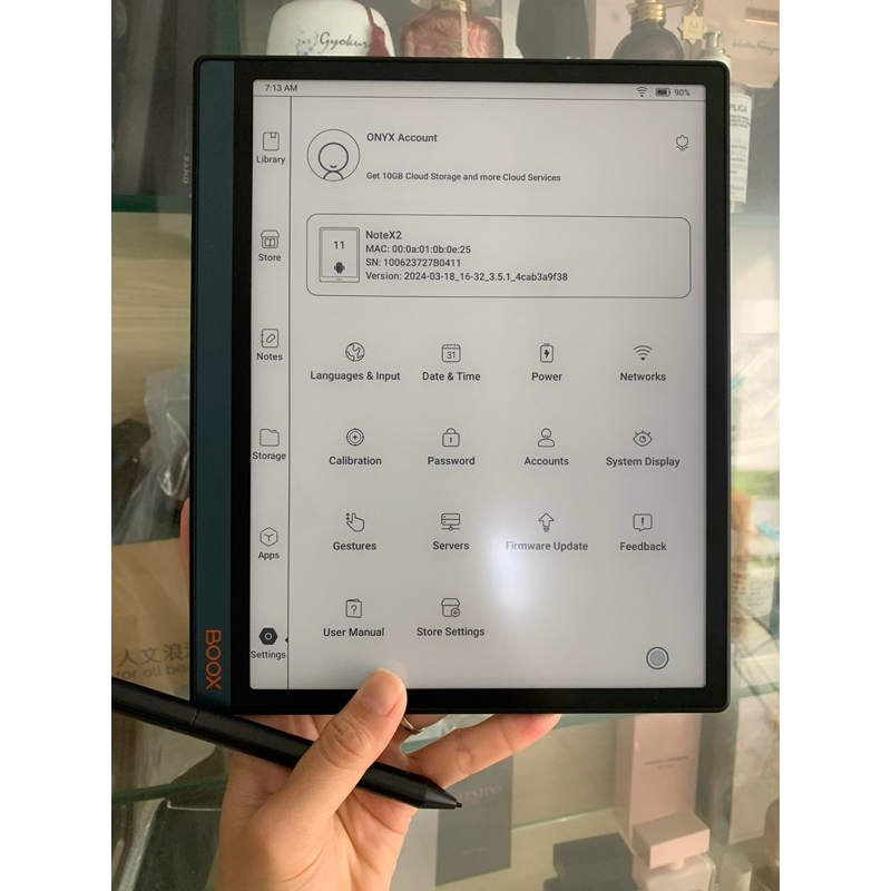 MÁY ĐỌC SÁCH BOOX NOTE X2 ( BOOX NOTE AIR 2 PLUS) LIKE NEW | Shopee ...