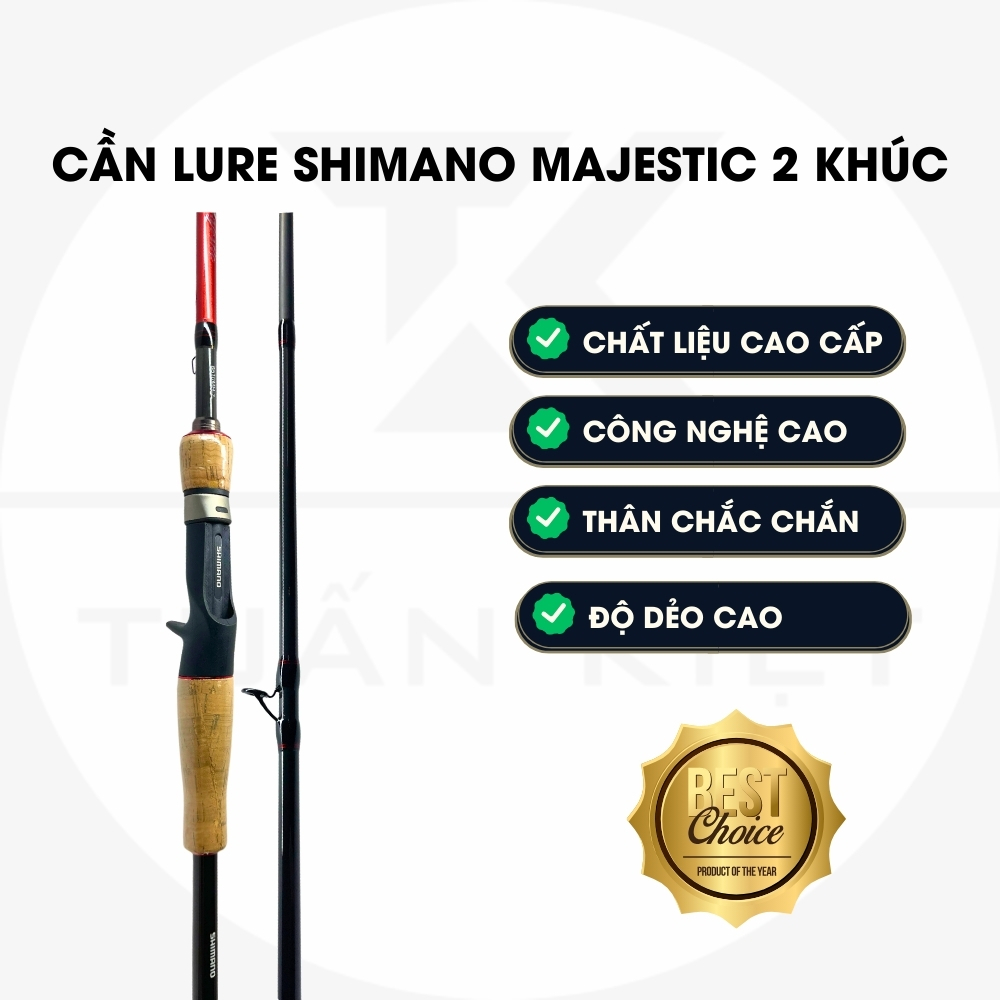 Cần Câu Lure Shimano Majestic (2 Khúc) - Tuấn Kiệt Fishing, Phân Phối Cần Câu Shimano Chính Hãng ...