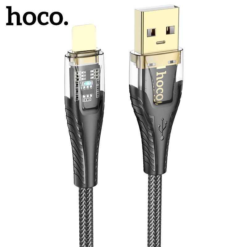 Cáp Sạc Nhanh HOCO U121 27W chân TYPE C to LN, Có LED Báo Sạc, Dây Dù Bền, An Toàn. | Shopee ...