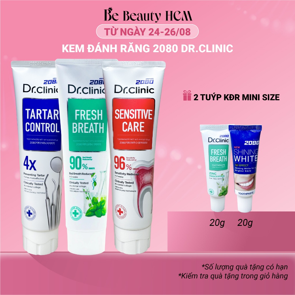 Kem Đánh Răng Ngừa Ê Buốt 2080 DR.CLINIC Sensitive Care Toothpaste Dành ...