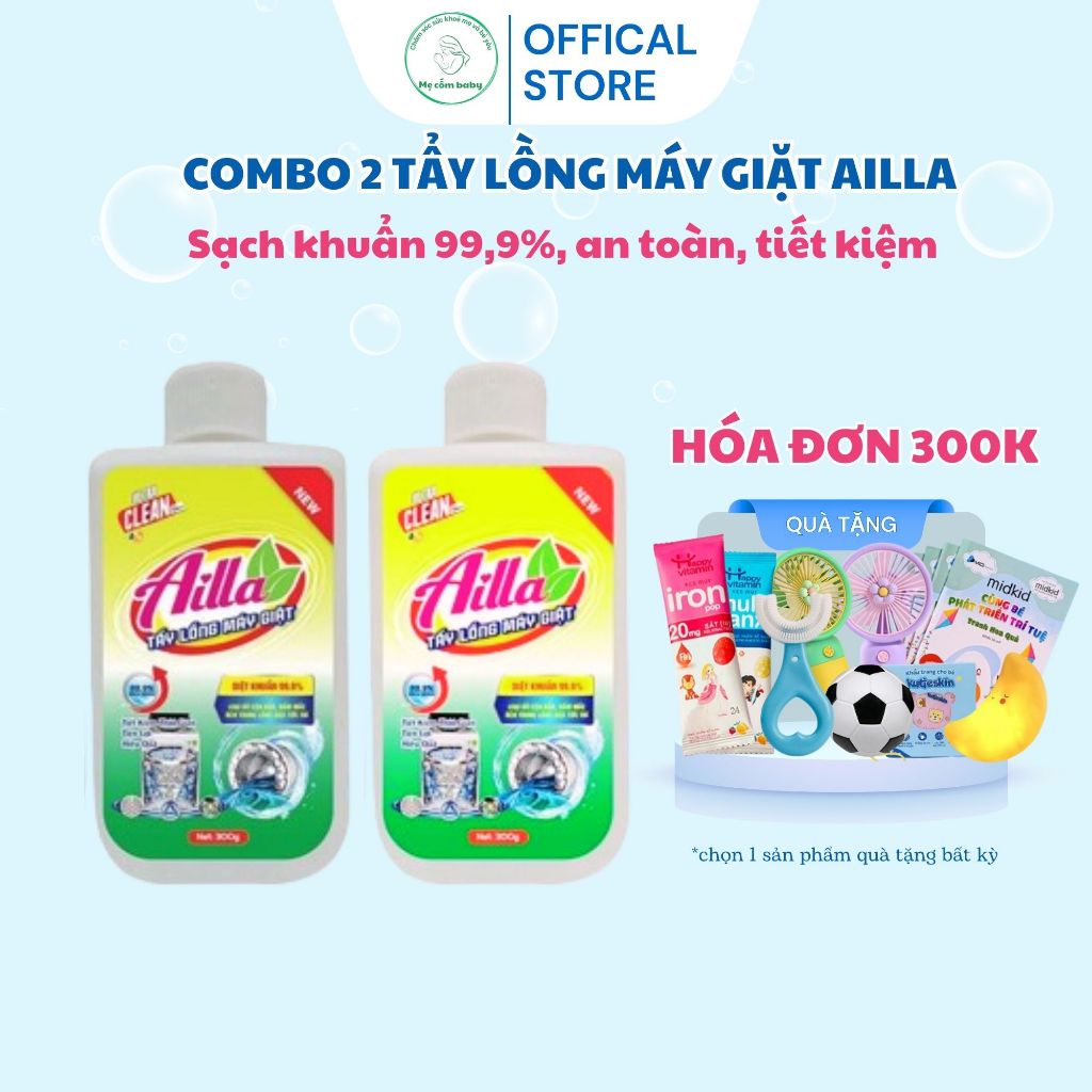 Combo 2 Tẩy Lồng Máy Giặt Ailla Chính Hẵng | Shopee Việt Nam