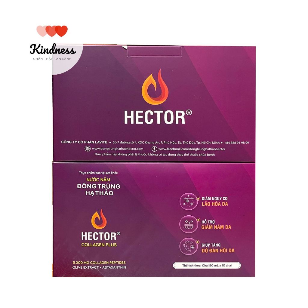 Combo 02 Hộp Hector Collagen Plus (10chai/hộp) | Shopee Việt Nam