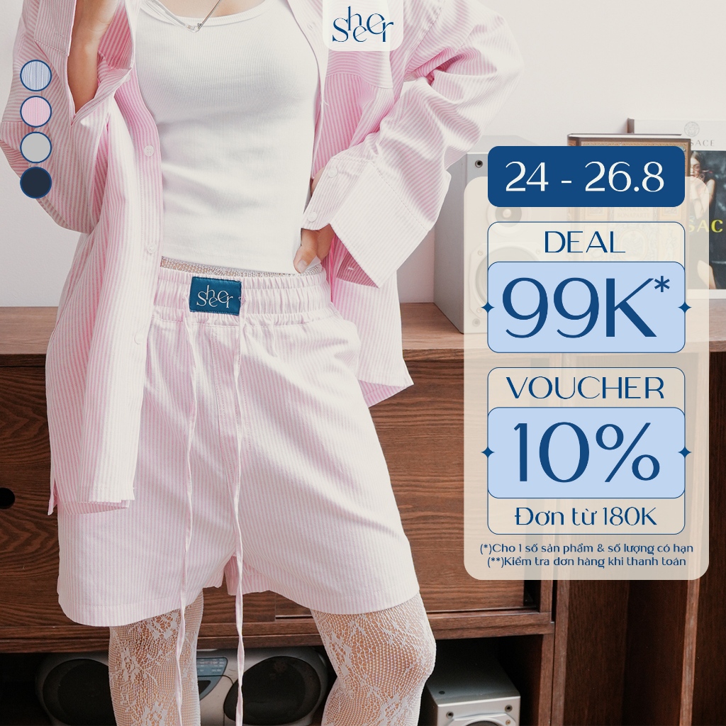 Quần Ngắn Sheer (04 Màu) | Shopee Việt Nam