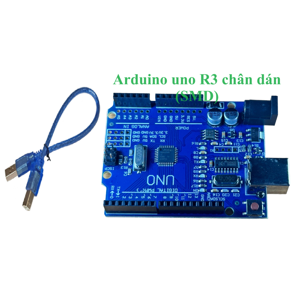 Arduino Uno R3 (SMD), VI ĐIỀU KHIỂN HỌ ARDUINO | Shopee Việt Nam