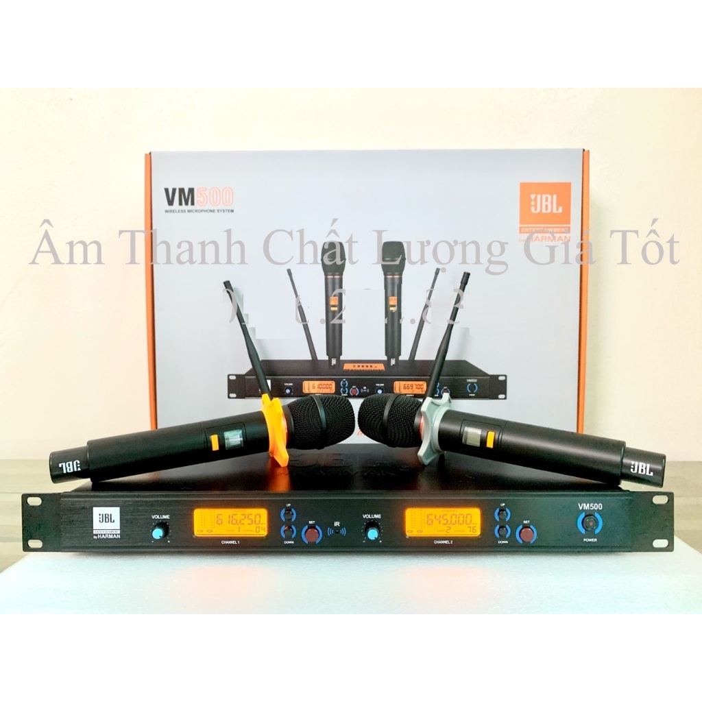 Micro Không Dây JBI VM 500 Có Tự Ngắt,Dò Sóng,Hút Giong,Hát Nhẹ.Chuyên ...