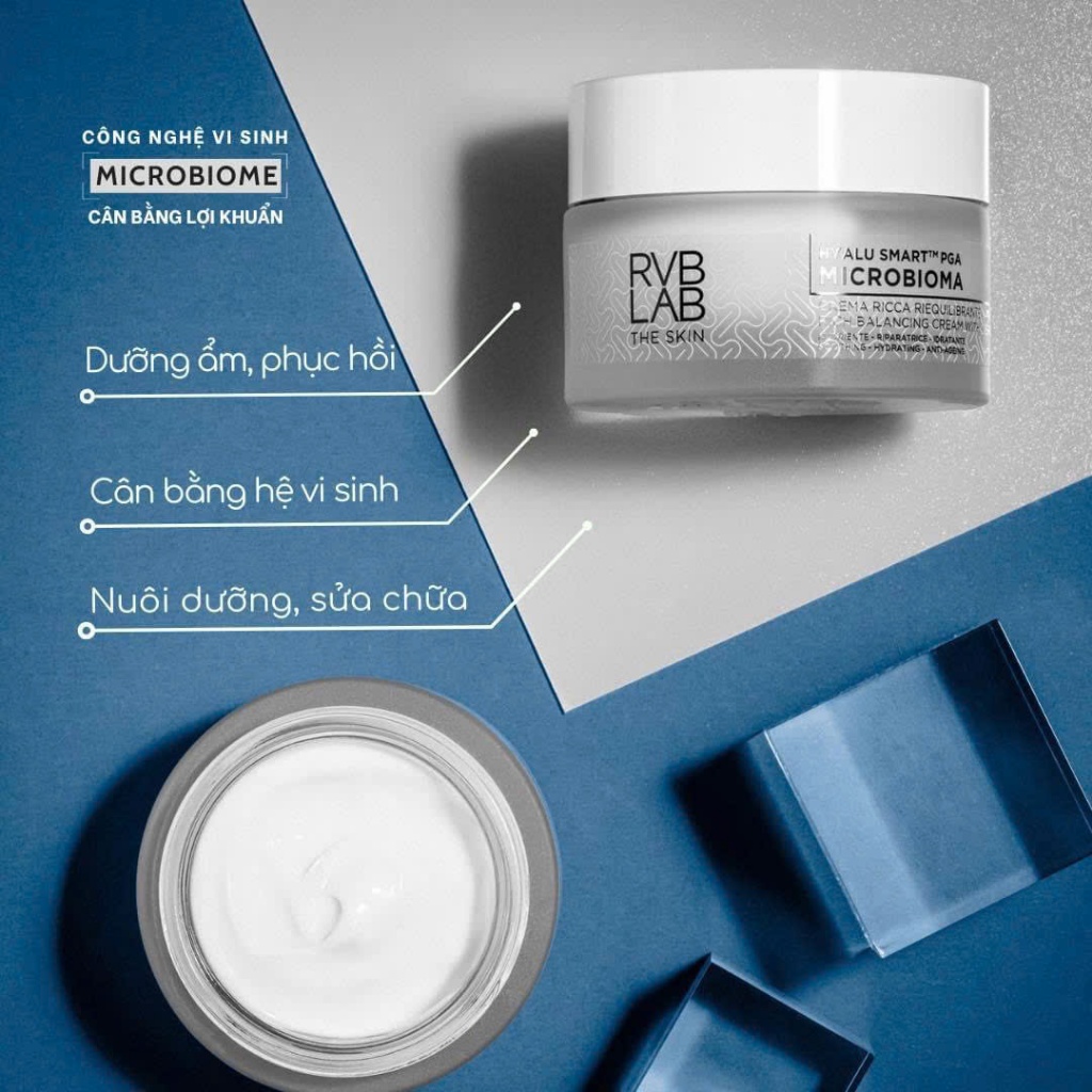 RVB LAB RICH BALANCING CREAM WITH PRE-PROBIOTICS CHO DA KHÔ 50ML ...