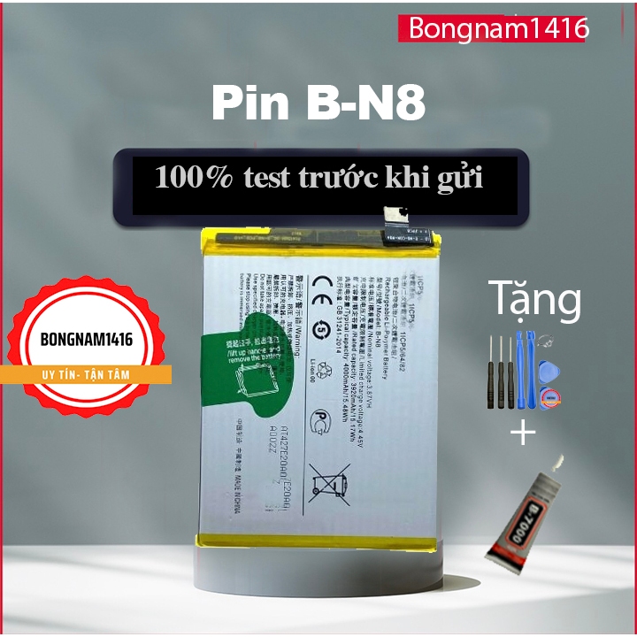 Pin Thay Thế Vivo B-N8 cho V20 - Tặng Kèm Bộ Dụng Cụ Sửa Chữa & Keo Dán ...