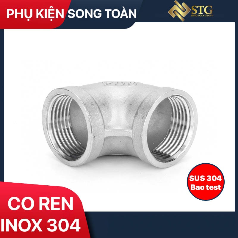 Co Ren Trong Inox 304, Cút Ren Trong Inox 304 13 17 21 27 34 42 49 60 ...