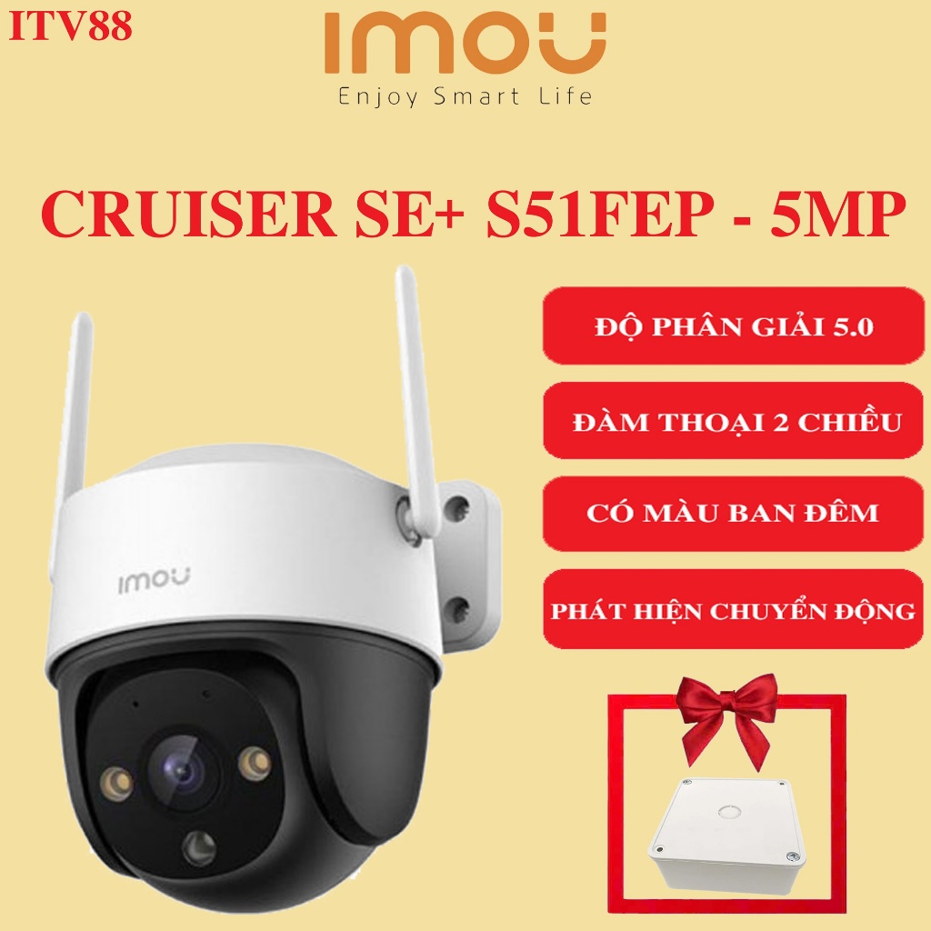 CAMERA IMOU NGOÀI TRỜI CRUISER SE+ 5M - S51FEP VÀ 3M - S31FEP l ĐÀM ...