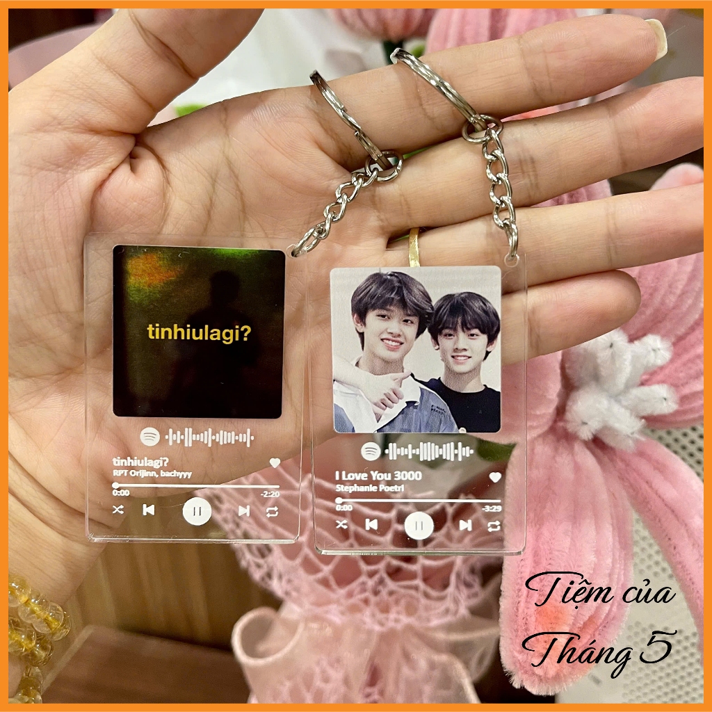 Móc khóa spotify in theo yêu cầu | Shopee Việt Nam