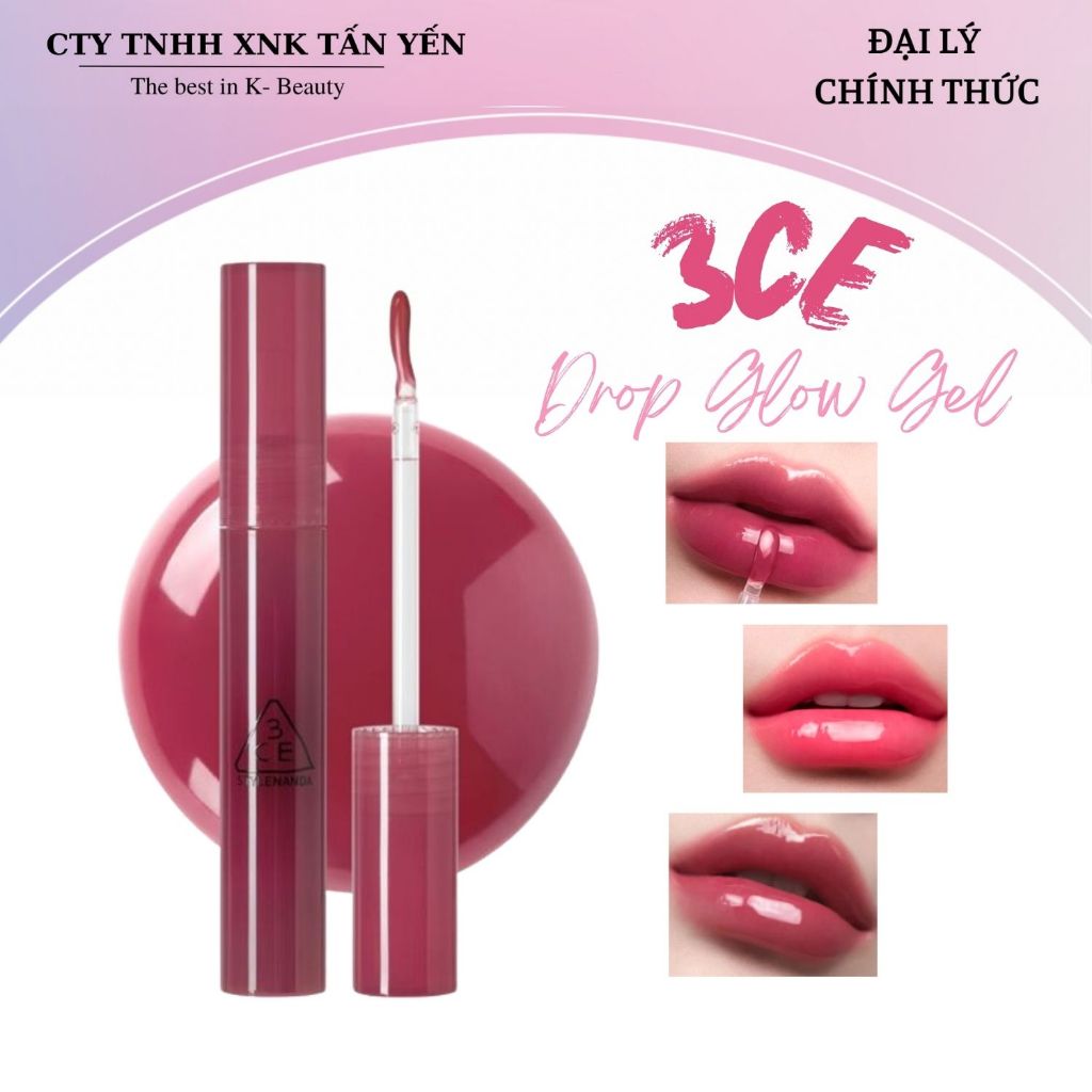 Son Gel Thạch 3CE Drop Glow Gel 4g (Weekend - Very Sure - Neat ...