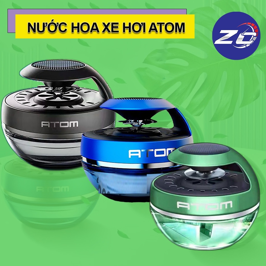 Nước hoa ô tô Atom cao cấp tỏa hương khử mùi oto, chai lọ nước hoa gắn ...