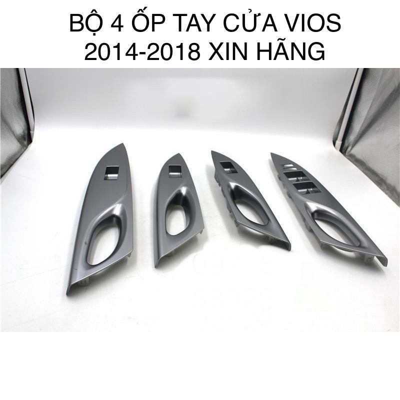 Set 4 ốp công tắc kính TOYOTA VIOS 2014-2018 xịn giá rẻ 74232-0d300 ...