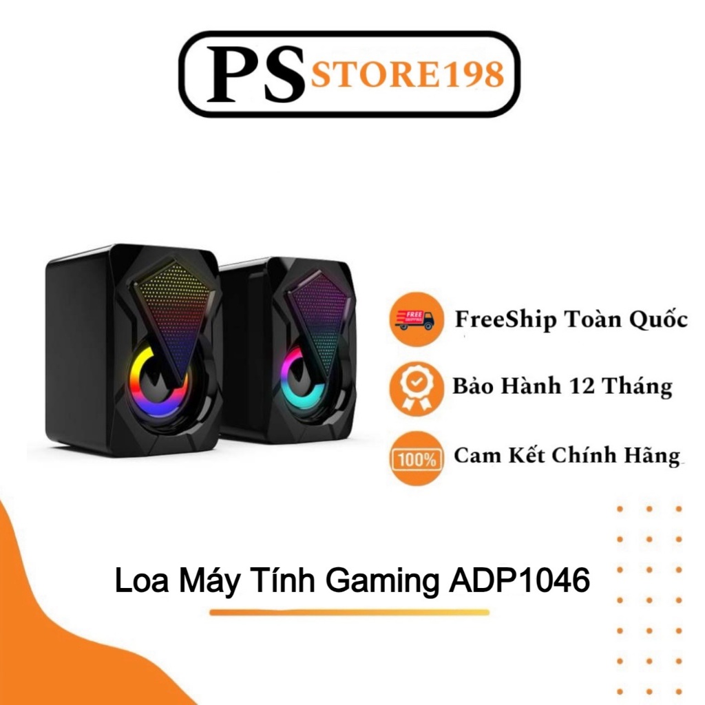 Loa Máy Tính Gaming Cắm Nguồn USB Hiệu Ứng Đèn LED Âm Thanh HD Chất ...