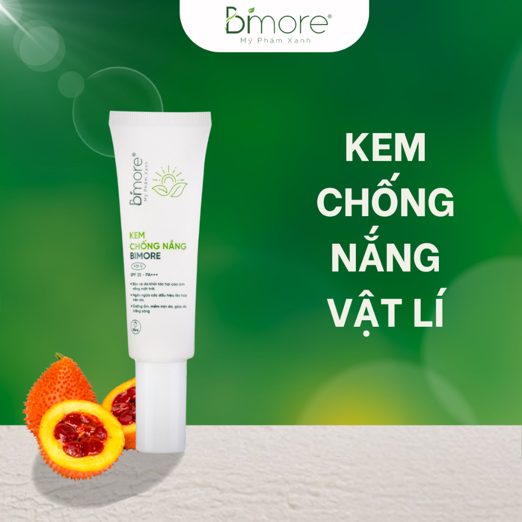 Kem chống nắng Bimore SPF35 - PA+++ dưỡng da và ngăn tia UVA & UVB 50ml | Shopee Việt Nam