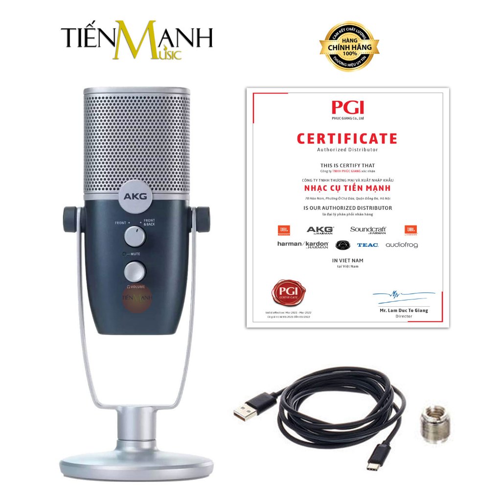 [Chính Hãng] Micro AKG Ara C22 USB - Mic Thu Âm Podcast Livestream ...